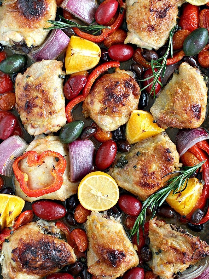 One Sheet Pan Mediterranean Chicken Sweet And Savory Meals One Sheet Pan Mediterranean Chicken Sweet And Savory Meals