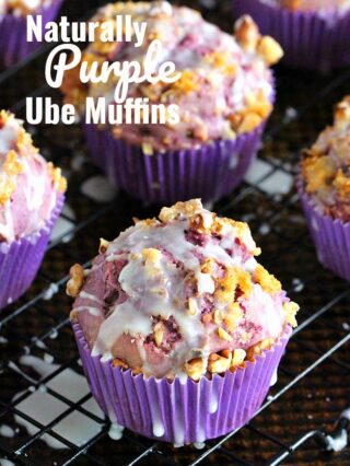 Ube Muffins - Naturally Purple! - Sweet and Savory Meals