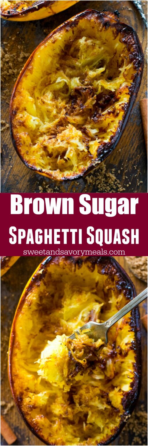 Brown Sugar Spaghetti Squash - S&SM