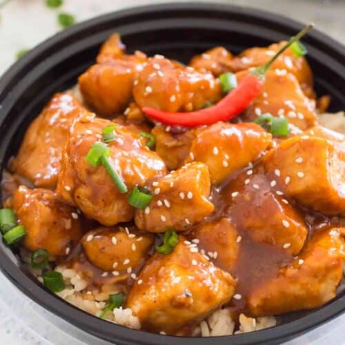 Spicy Bourbon Chicken [Video] - Sweet and Savory Meals