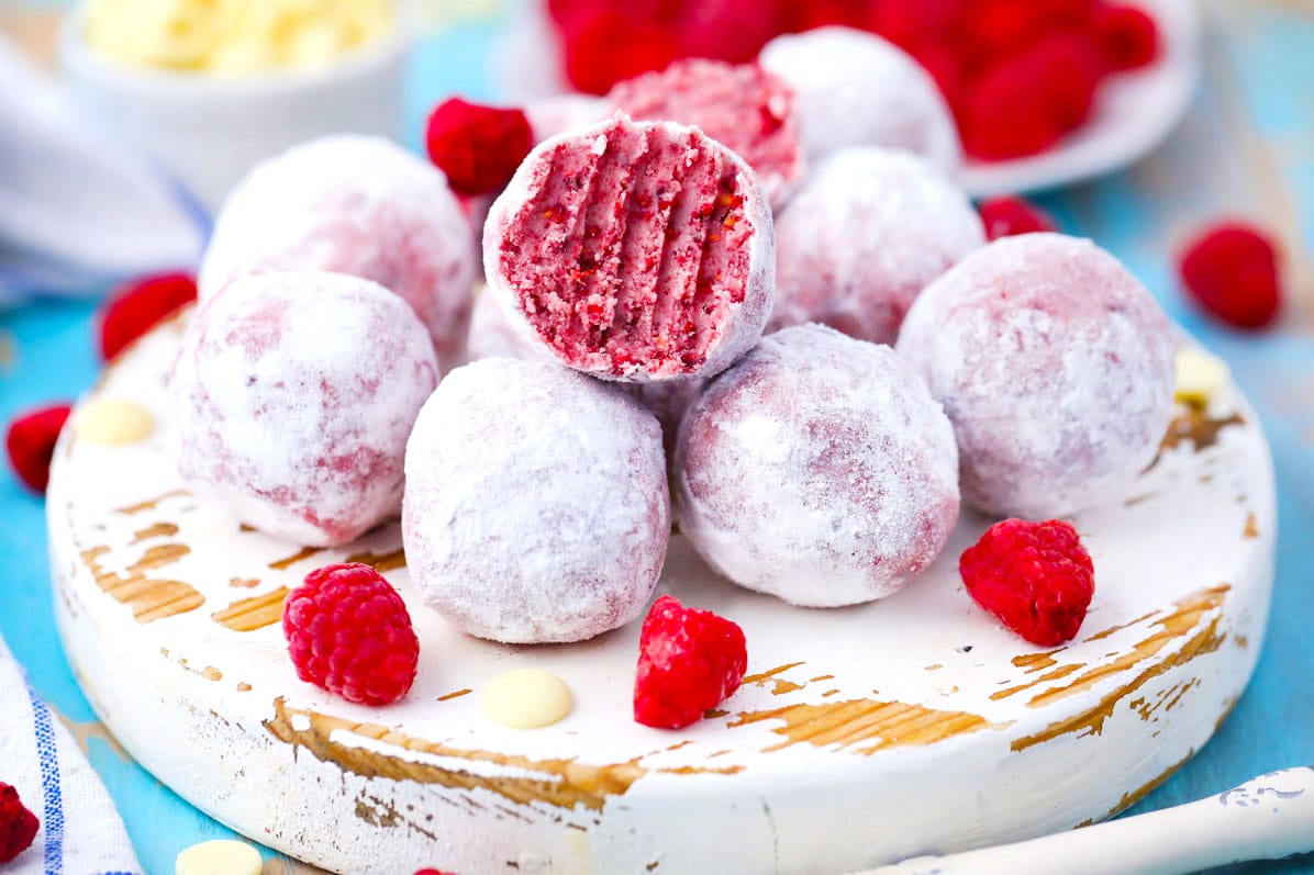 White Chocolate Raspberry Truffles Recipe - Sweet and Savory Meals