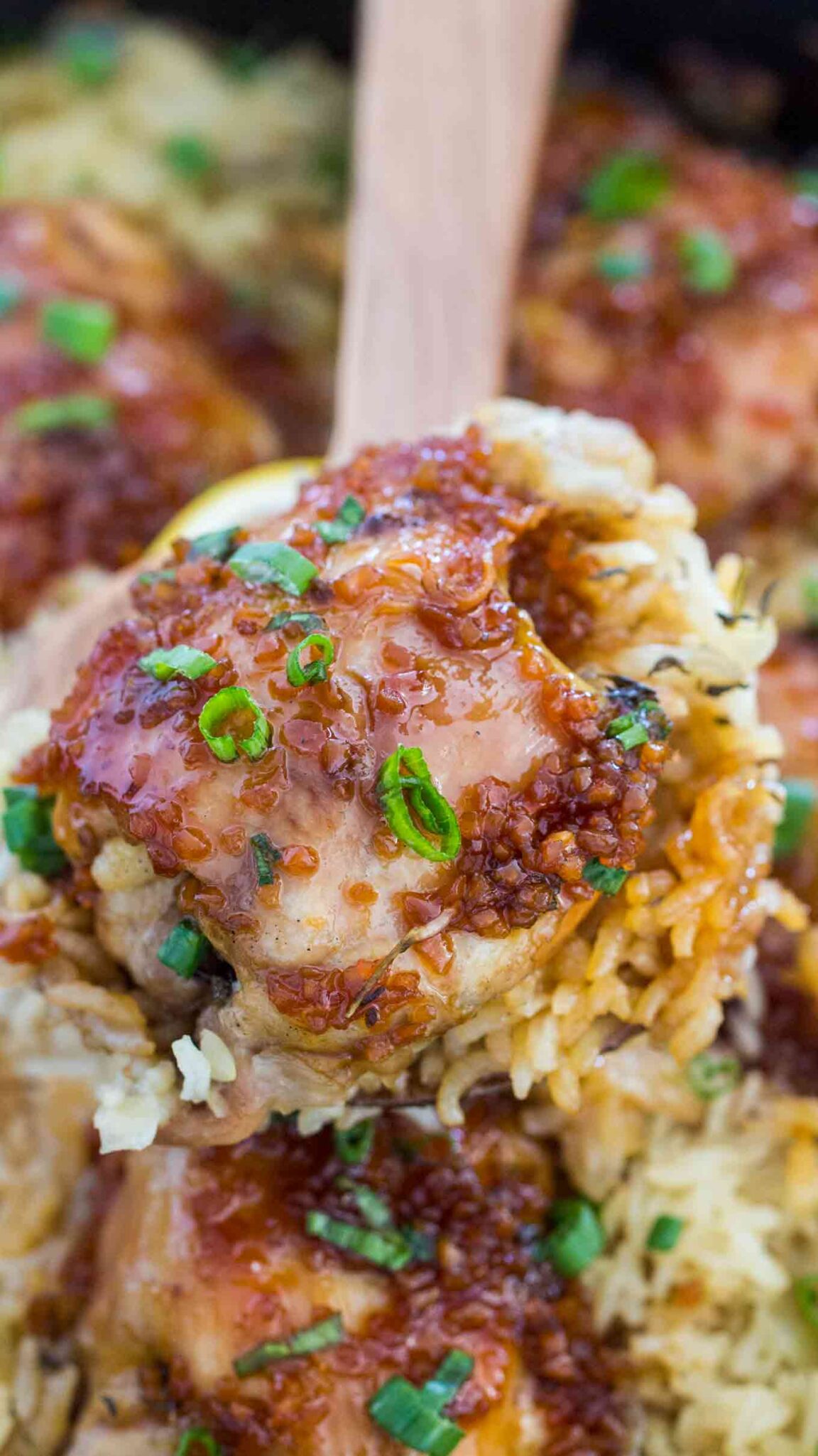 Easy One Pan Honey Garlic Chicken and Rice [Video] - S&SM