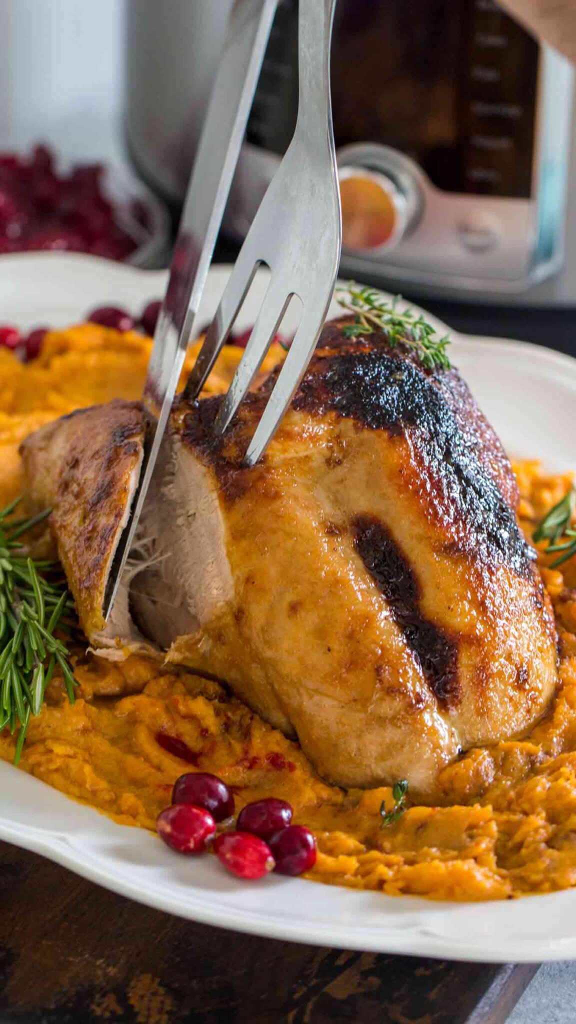 Instant Pot Turkey Breast Recipe: Frozen or Fresh [VIDEO] - Sweet and ...