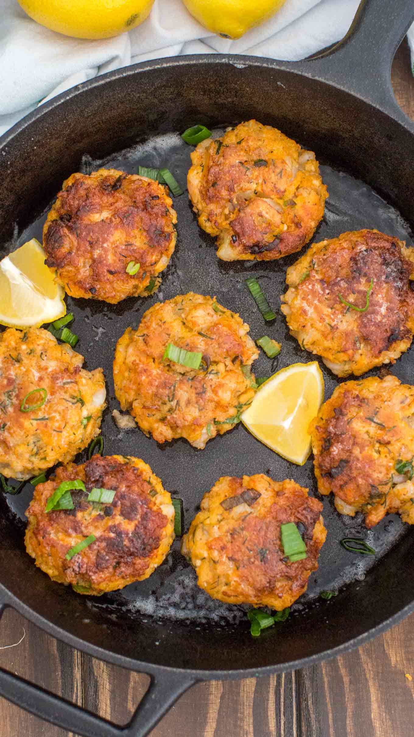 Shrimp Cakes With Lemon Aioli Recipe - Sweet and Savory Meals