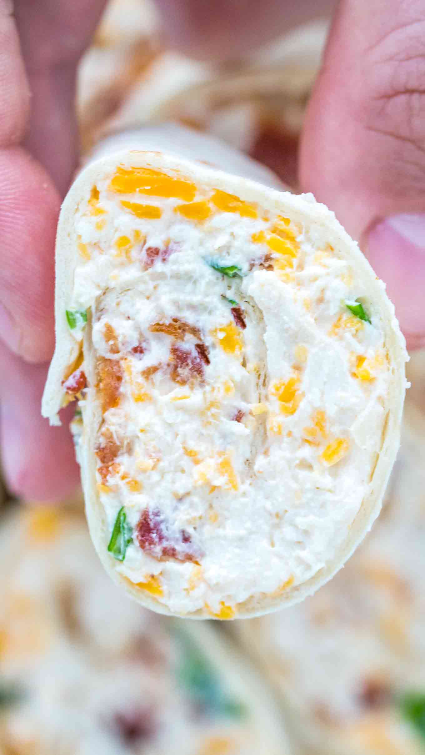 Bacon Cheddar Ranch Pinwheels [VIDEO] - S&SM