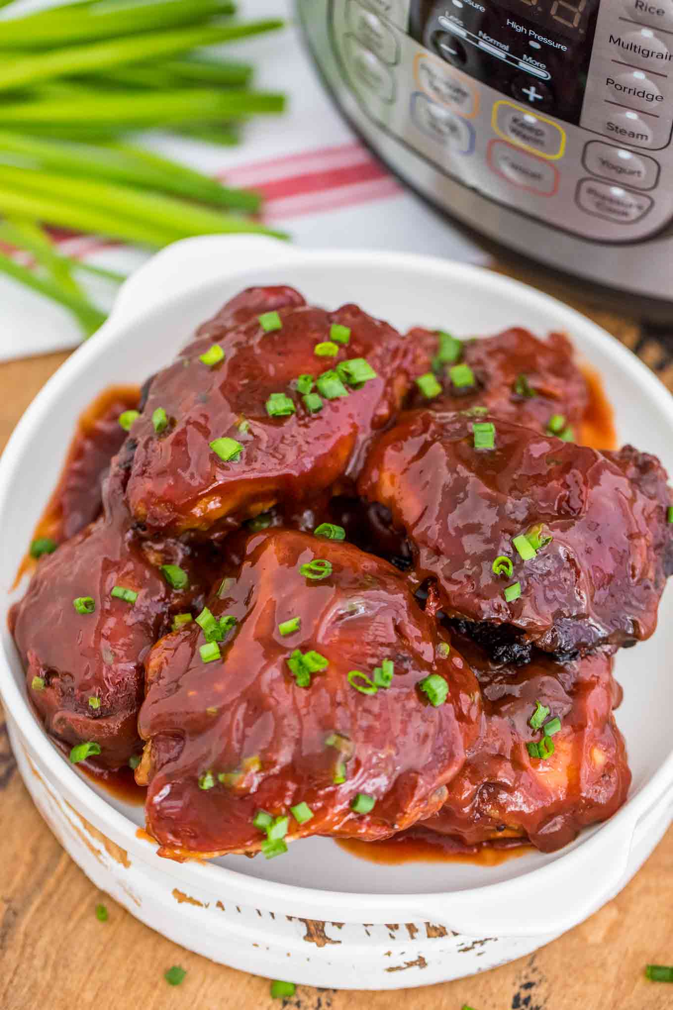Instant Pot BBQ Chicken - Sweet and Savory Meals