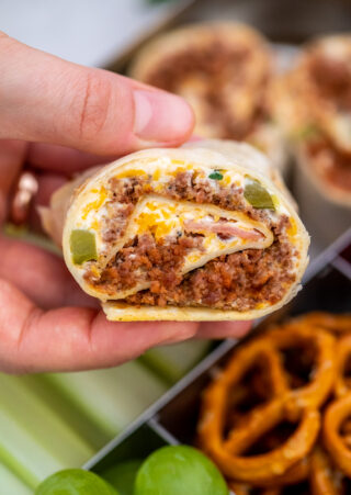 Cuban Sausage Pinwheels - Sweet and Savory Meals