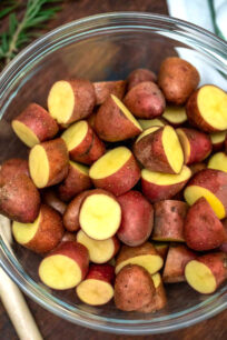 Oven Roasted Baby Red Potatoes (Best Side-Dish!)- S&SM