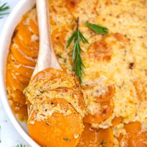 Creamy Gratin Potatoes with Bechamel Sauce Recipe [VIDEO] - Sweet and ...