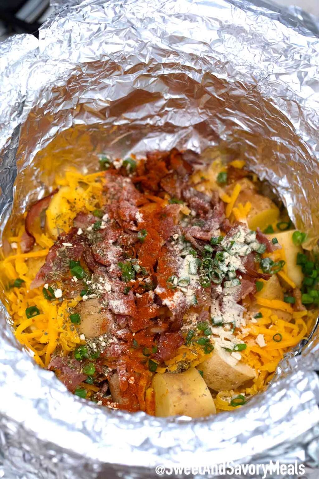 Loaded Slow Cooker Potatoes [Video] - Sweet and Savory Meals