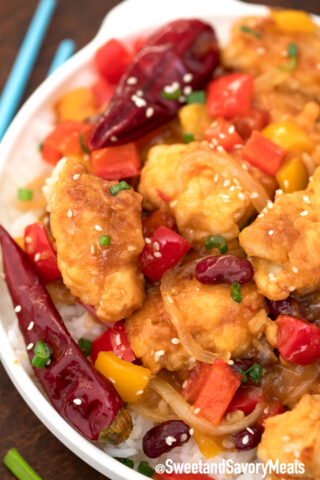 Panda Express Firecracker Chicken (Copycat) - Sweet and Savory Meals