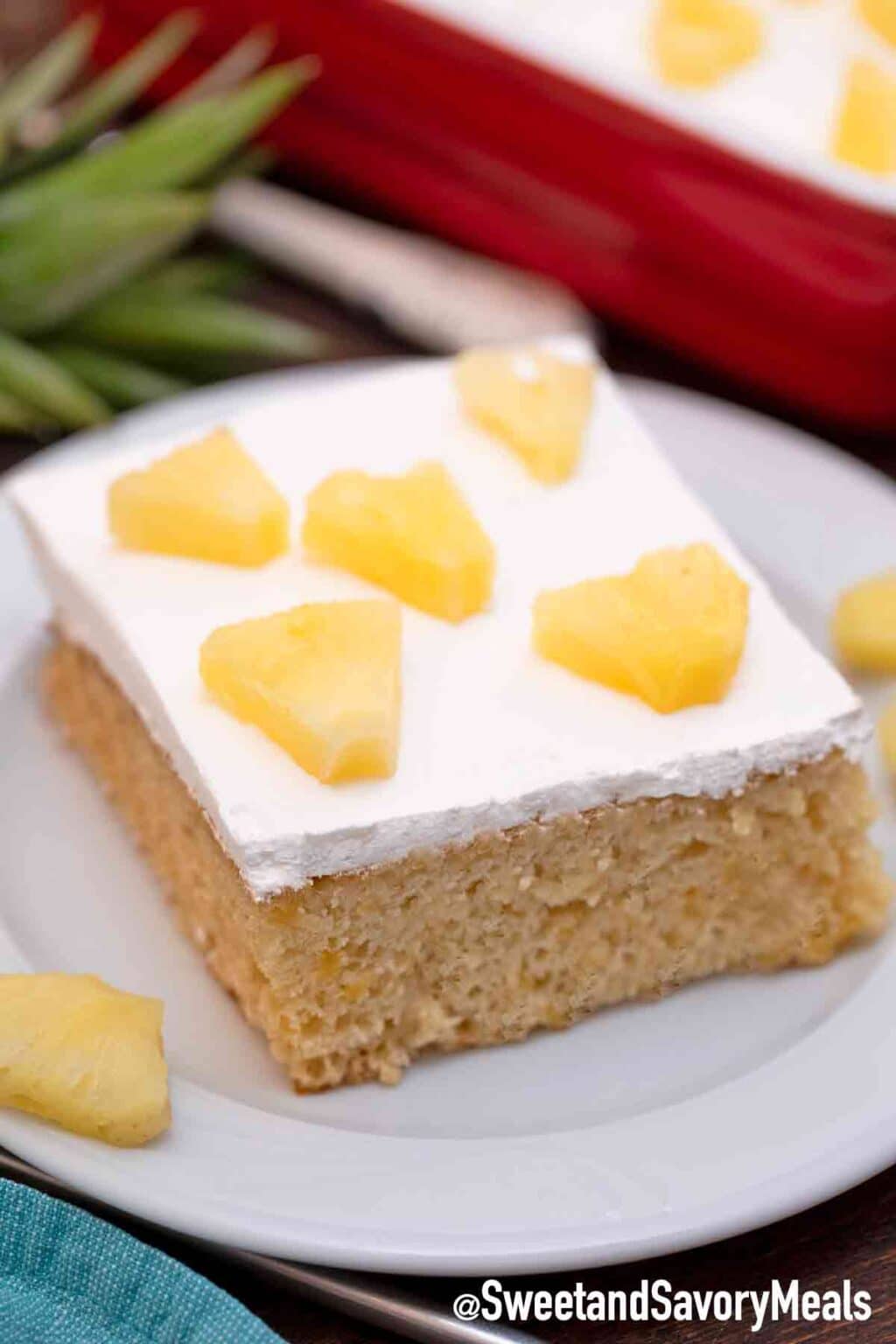 Pineapple Cake Recipe Video Sandsm 7057
