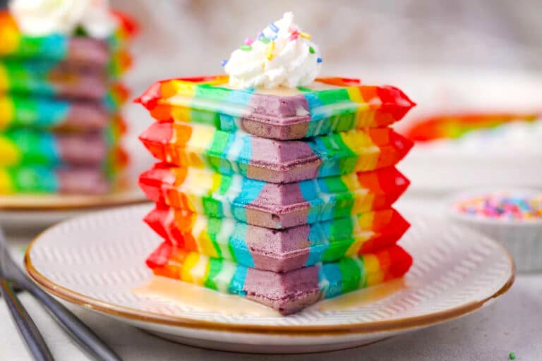 Rainbow Waffles Recipe - Sweet and Savory Meals