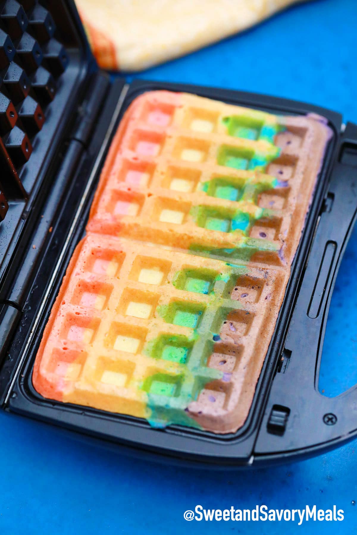 Rainbow Waffles Recipe [Video] - Sweet and Savory Meals