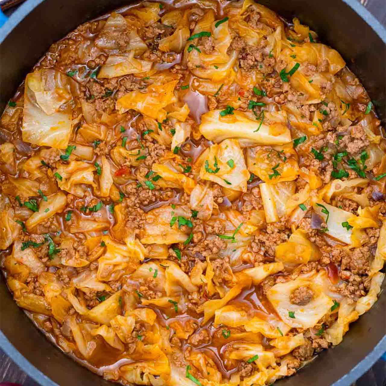 Turkish Cabbage Stew - Sweet and Savory Meals