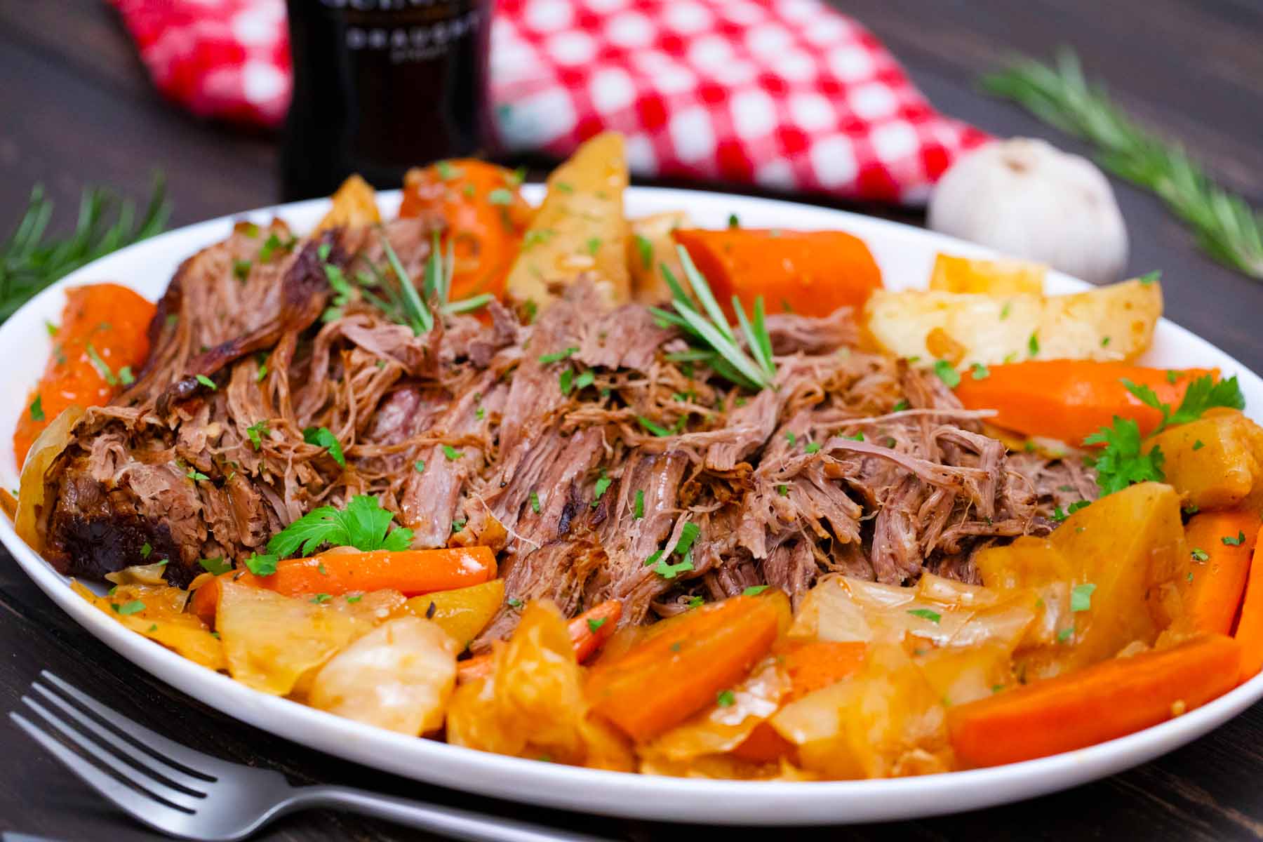 Guinness Pot Roast - Sweet and Savory Meals
