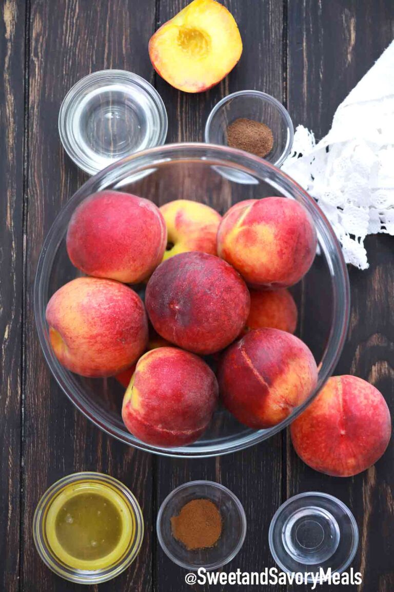 Grilled Peaches (Easy Summer Recipe!) - Sweet and Savory Meals