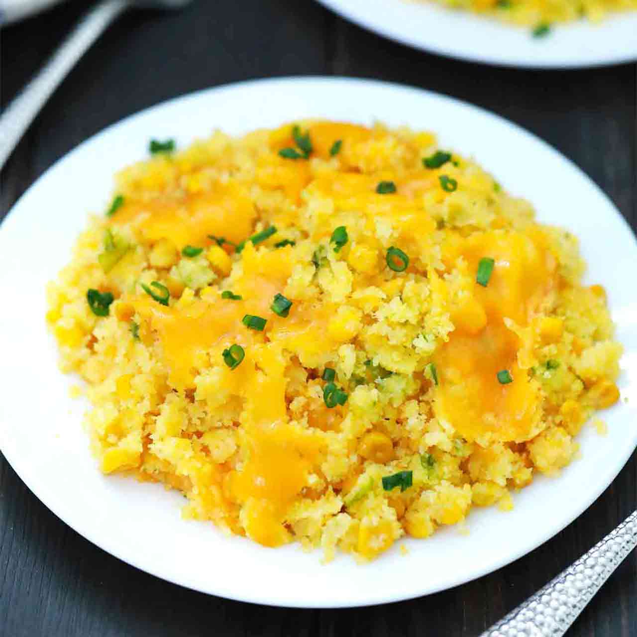 Cheesy Instant Pot Corn Casserole - Sweet and Savory Meals