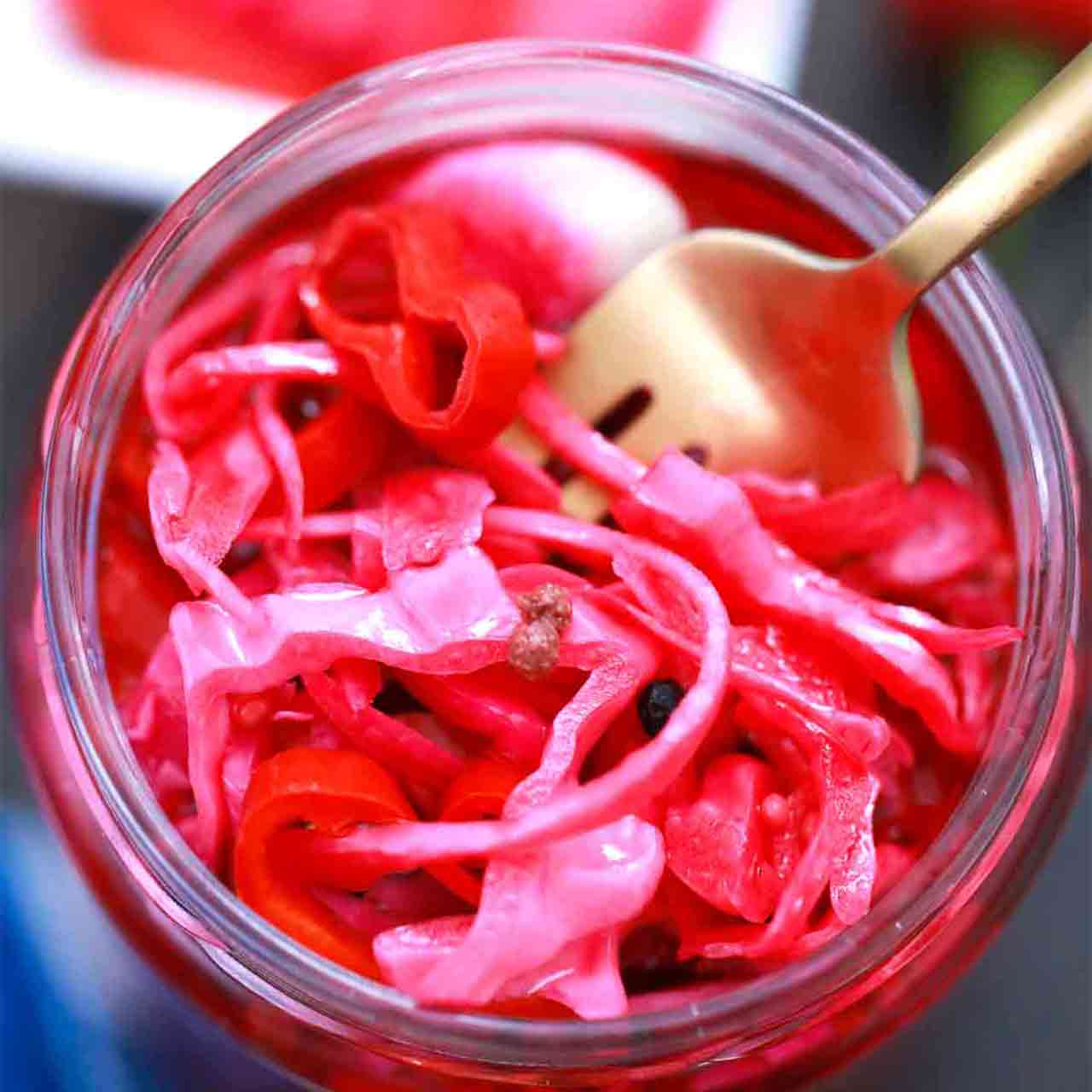 Pickled Red Cabbage Recipe - Sweet and Savory Meals