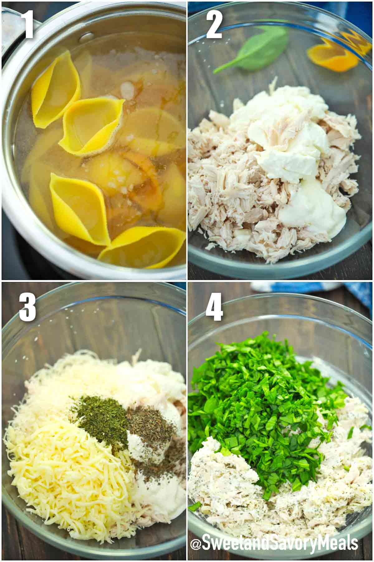 Chicken Alfredo Stuffed Shells [Video] - Sweet and Savory Meals