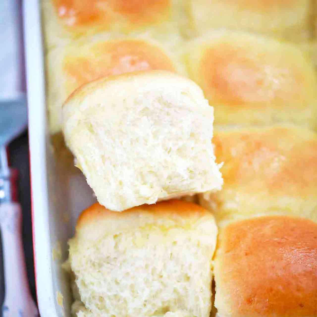 Amish Potato Dinner Rolls - Sweet and Savory Meals