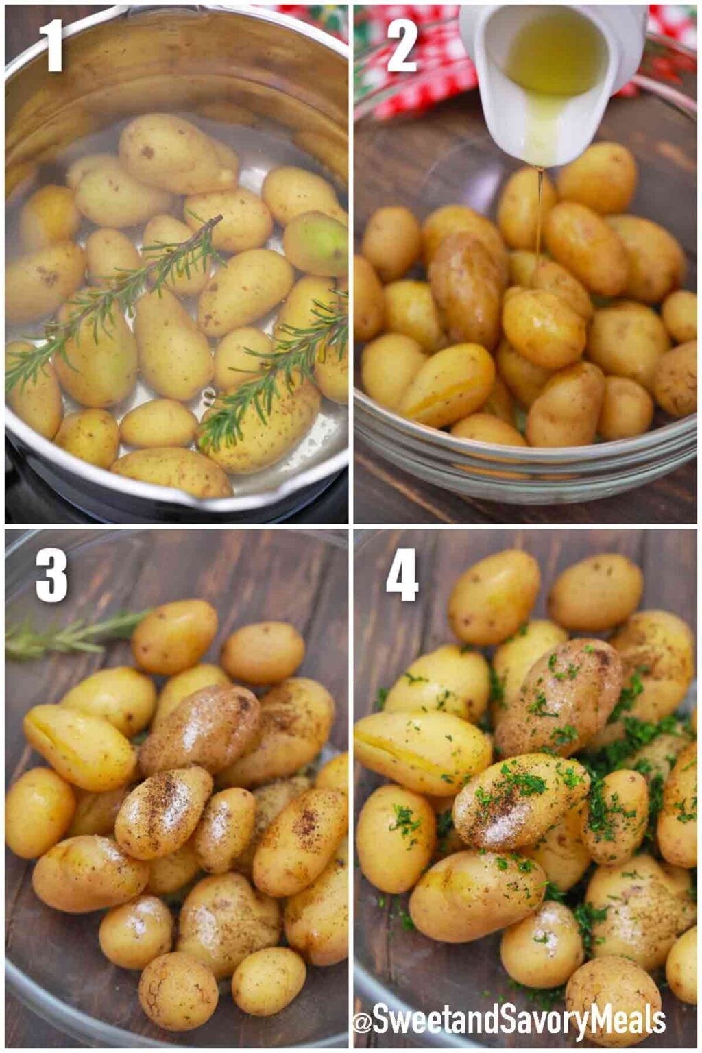 Buttery Boiled Potatoes - Sweet and Savory Meals