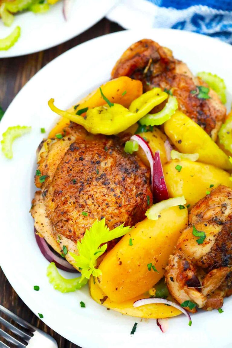 Pepperoncini Chicken (One Pan Skillet Meal!) - Sweet and Savory Meals