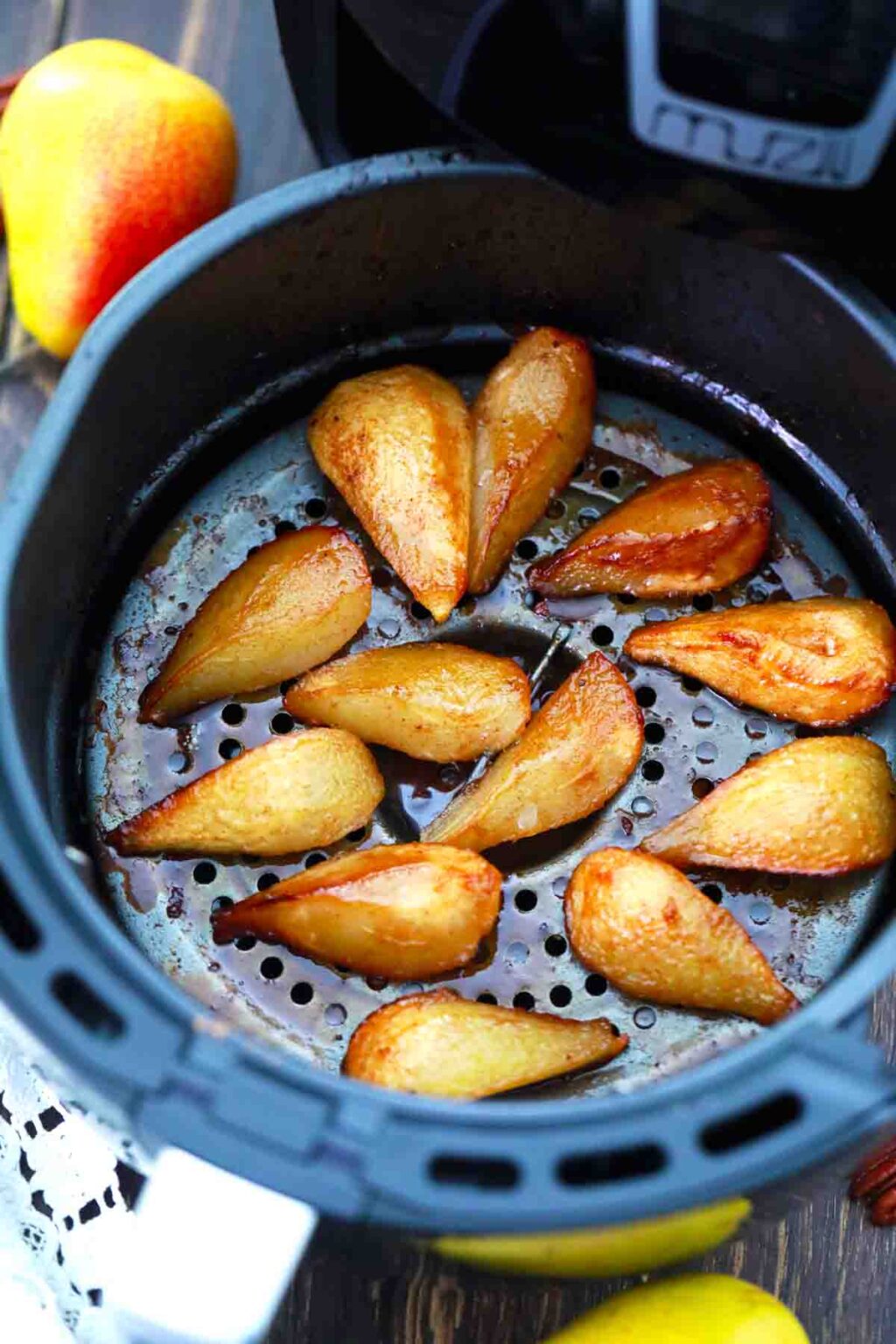 Air Fryer Pears (Easy Caramelized!) - Sweet and Savory Meals