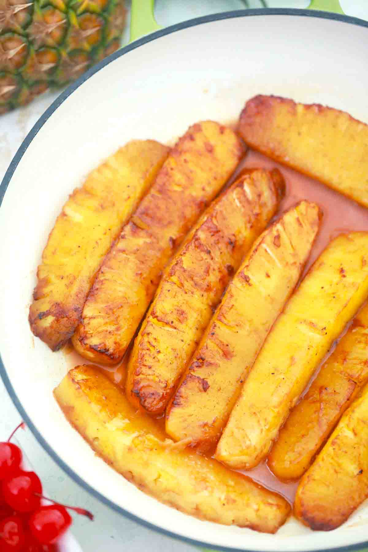 Cinnamon Fried Pineapple Recipe [Video] - Sweet and Savory Meals