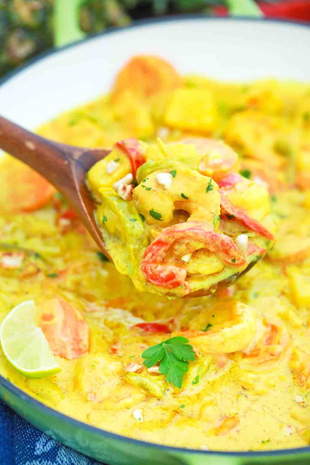 Pineapple Coconut Shrimp Curry Recipe - Sweet and Savory Meals