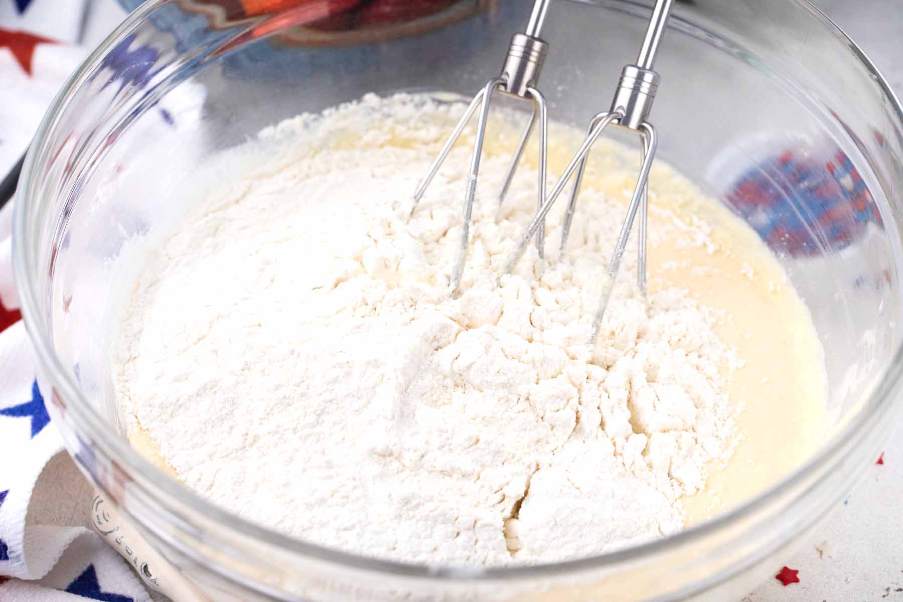 Patriotic Bundt Cake - Sweet and Savory Meals