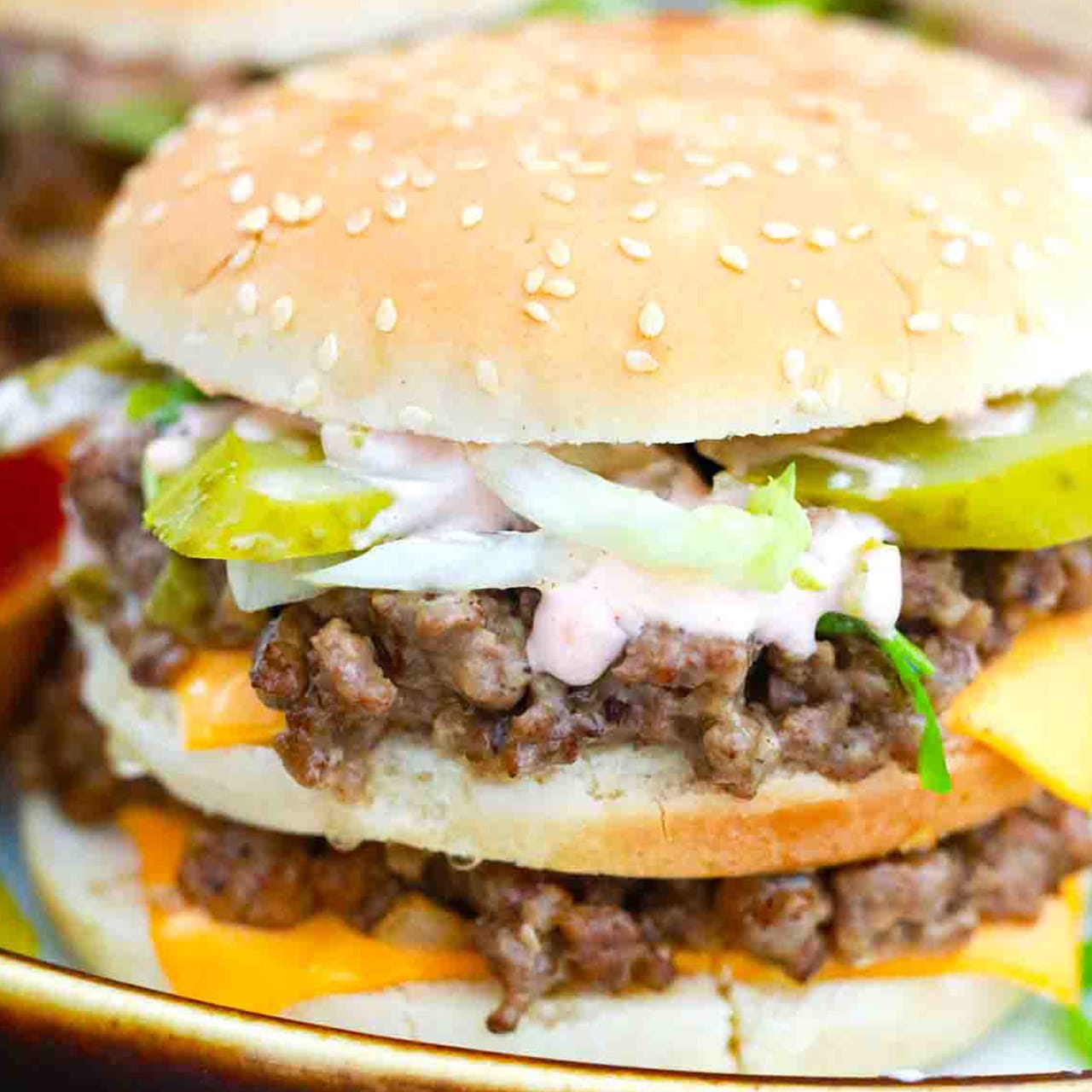 Juicy Big Mac Sloppy Joes Recipe Sweet And Savory Meals Juicy Big Mac Sloppy Joes Recipe Sweet And Savory Meals