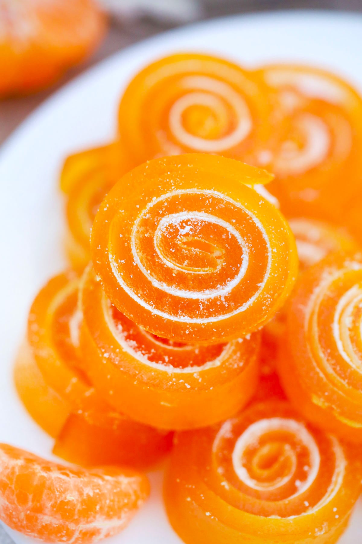 Orange Jelly Candy - 4 Ingredients! - Sweet and Savory Meals
