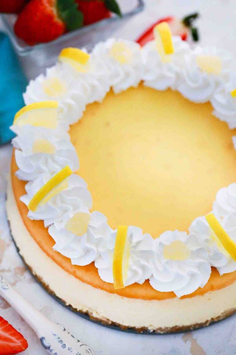 BEST Lemon Ricotta Cheesecake Recipe - Sweet and Savory Meals