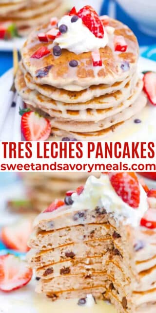 Tres Leches Pancakes Recipe - Sweet and Savory Meals