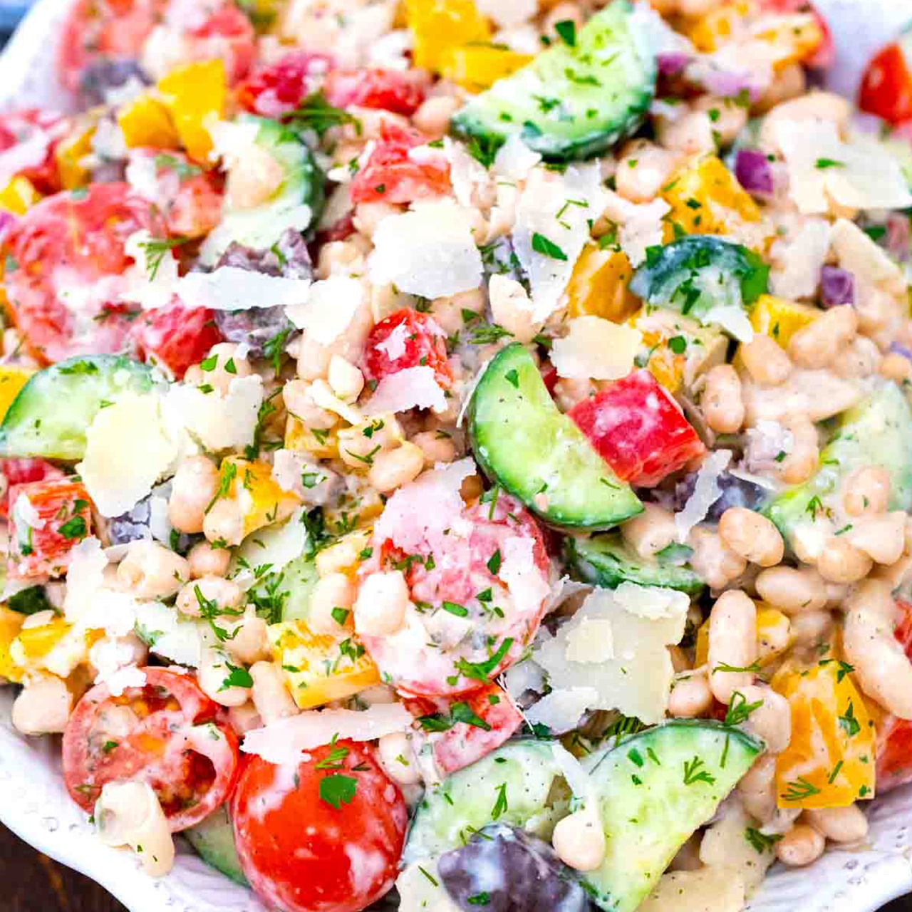 Crunchy Bean Salad (Easy-Fresh Meal!) - Sweet and Savory Meals