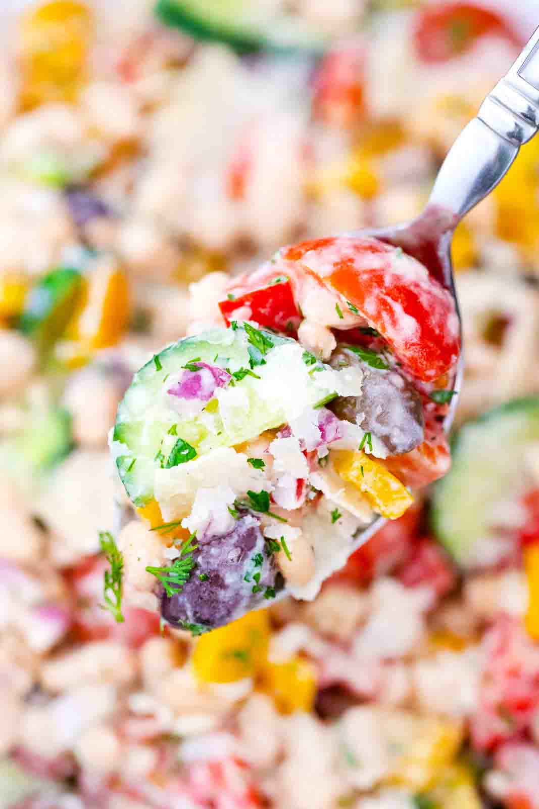 Crunchy Bean Salad (Easy-Fresh Meal!) - Sweet and Savory Meals