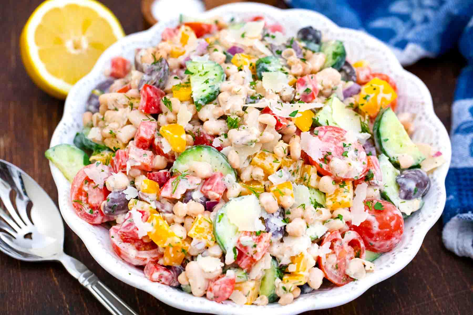 Crunchy Bean Salad (Easy-Fresh Meal!) - Sweet and Savory Meals