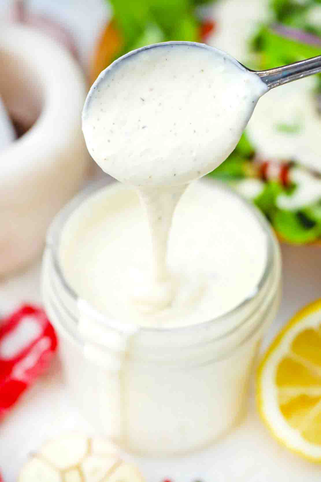 BEST Creamy Parmesan Dressing Recipe - Sweet and Savory Meals