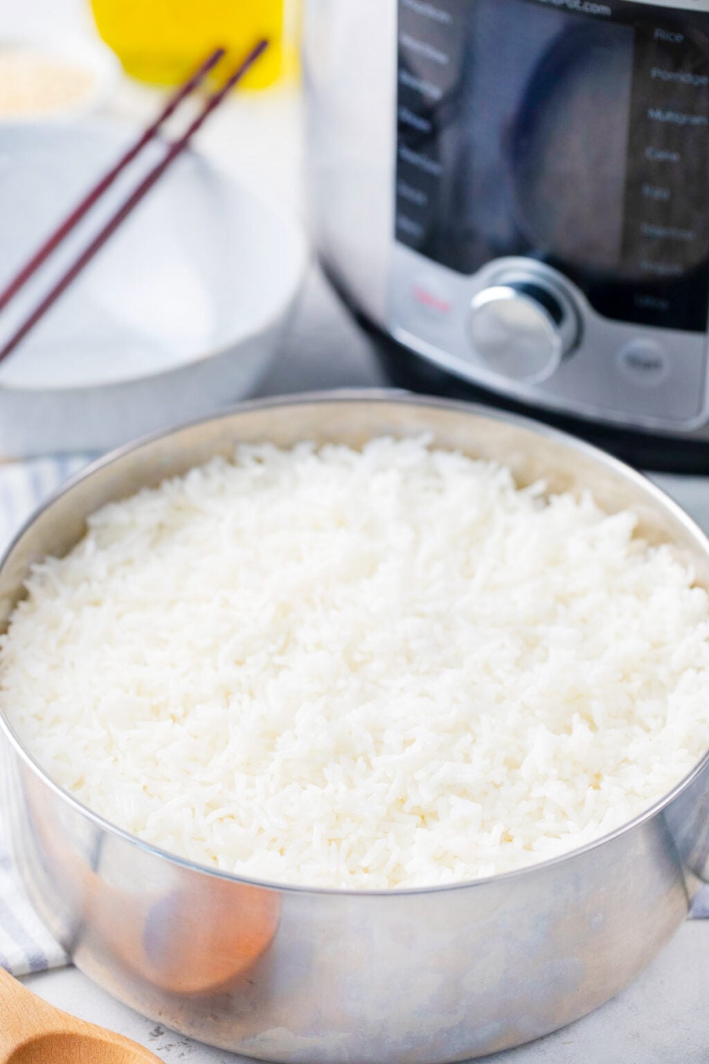 Instant Pot Rice Recipe (My Foolproof Method) - S&SM