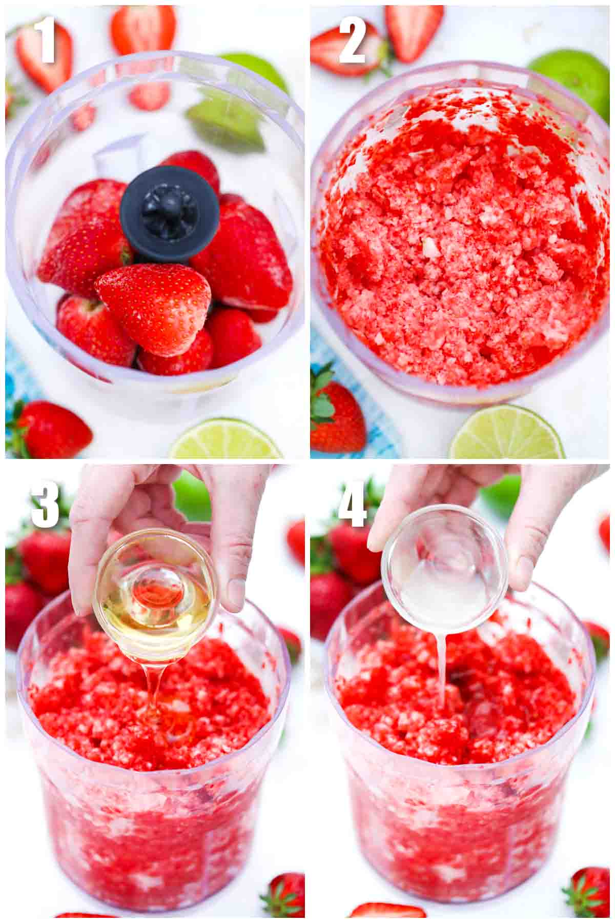 Strawberry Sorbet Recipe - No Ice Cream Machine - Sweet and Savory Meals