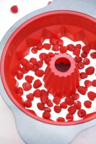 Raspberry Angel Food Cake (Easy Dessert!)- S&SM