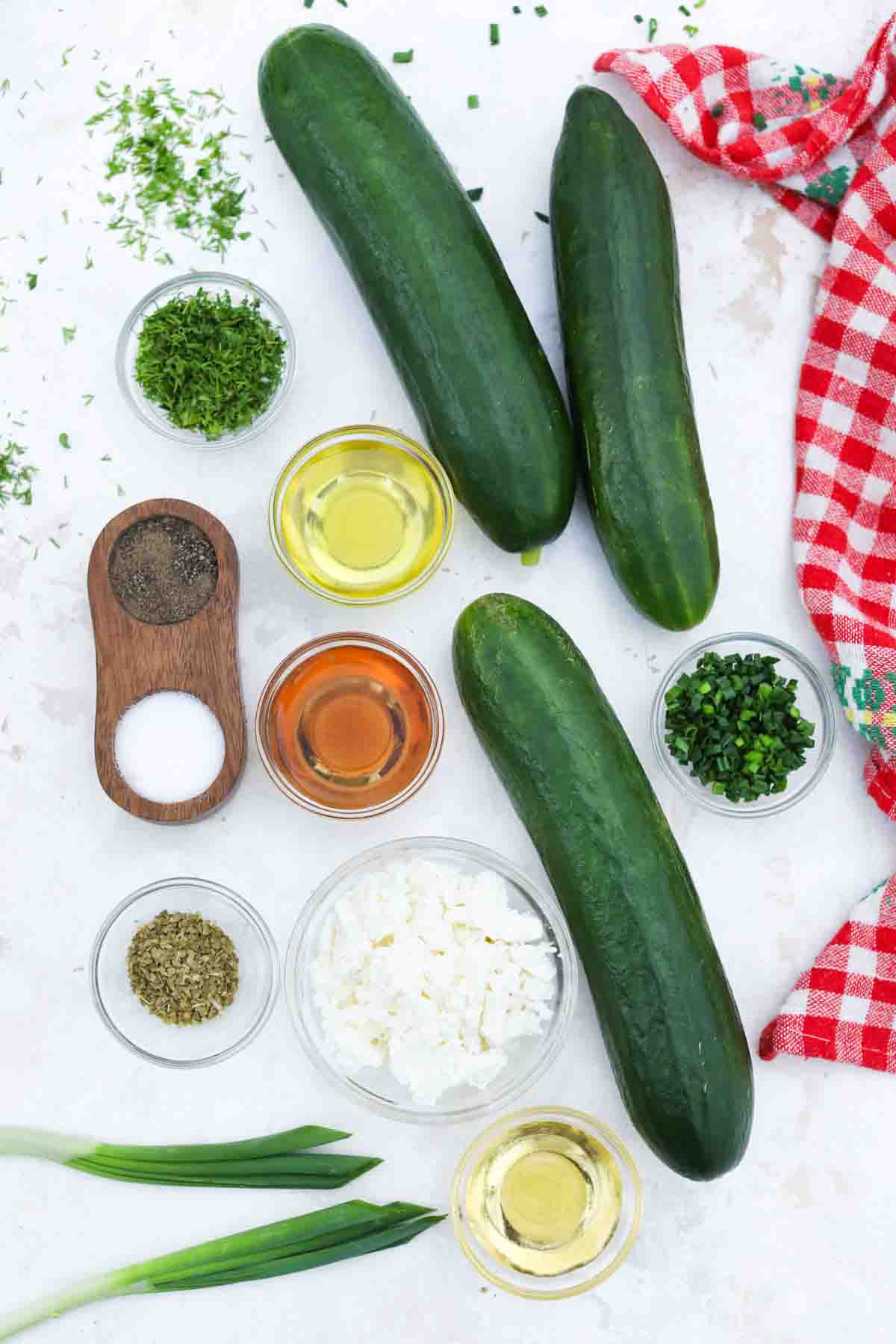 Cucumber Feta Salad (Easy Fresh Recipe!) - Sweet and Savory Meals