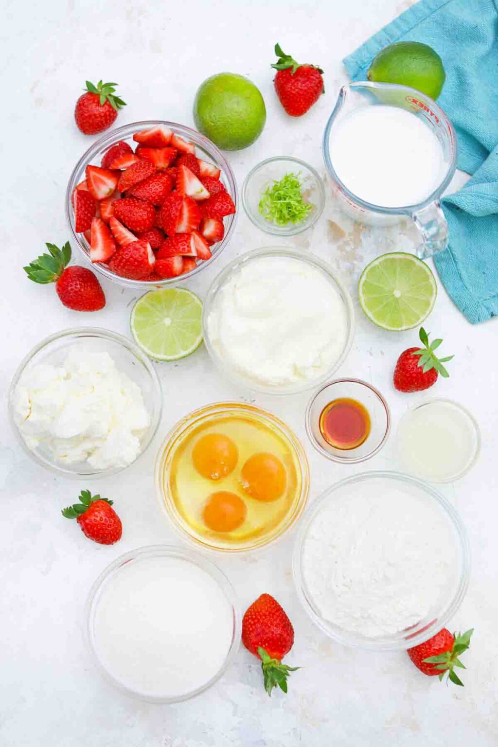 Strawberry Lime Cake - Vertical Layers! - Sweet and Savory Meals