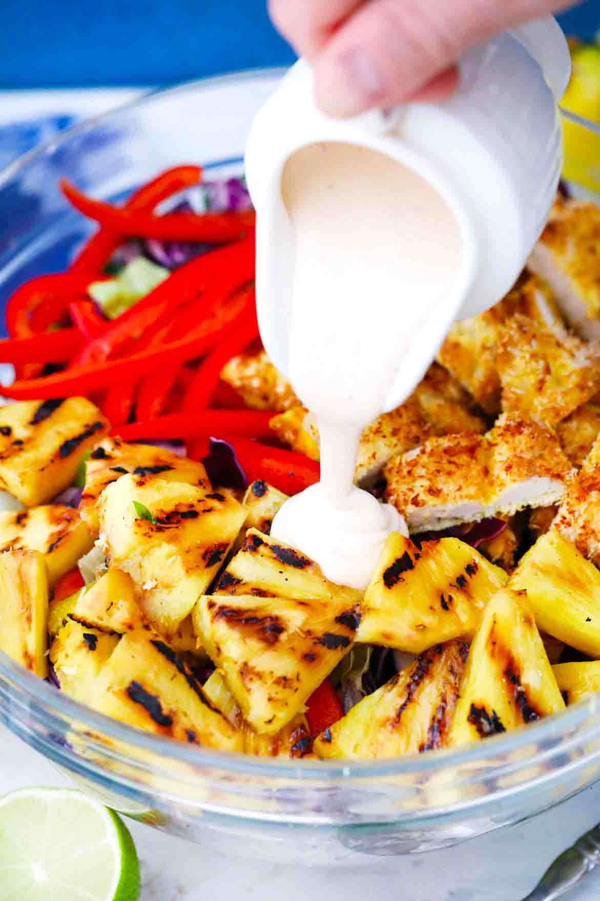 Pina Colada Chicken Salad Recipe - Sweet and Savory Meals