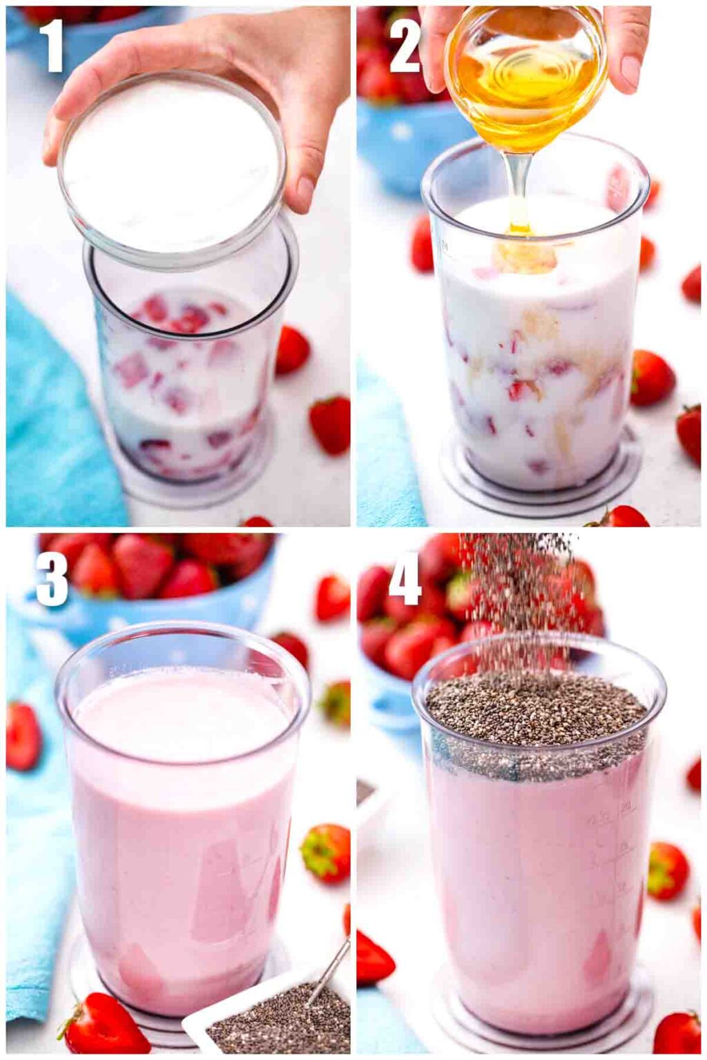 CREAMIEST Strawberry Chia Pudding Recipe - Sweet and Savory Meals