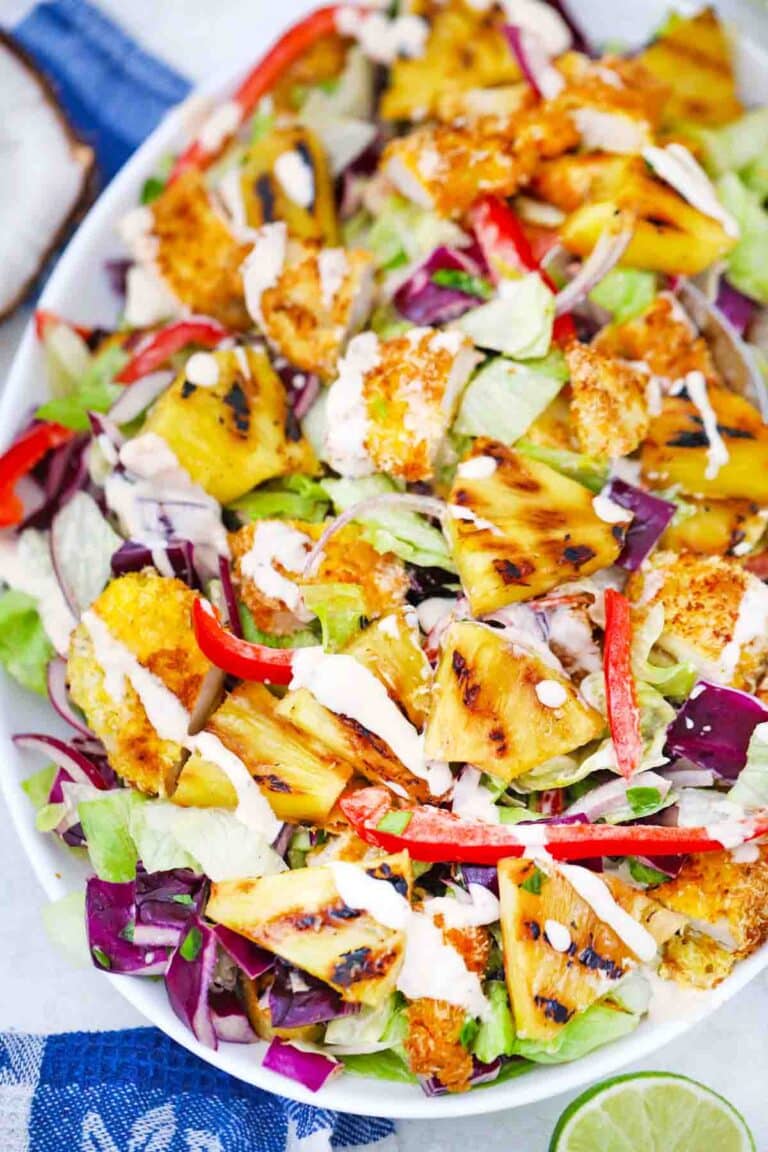 Pina Colada Chicken Salad Recipe - Sweet and Savory Meals