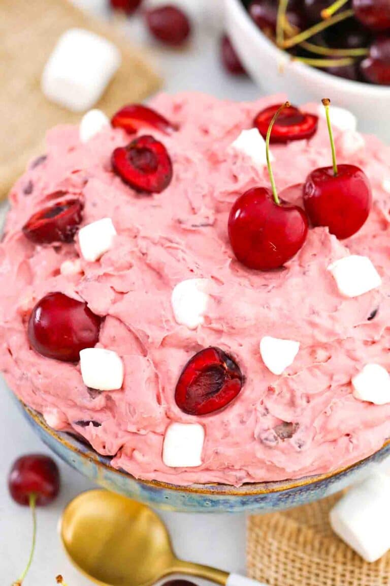 Cherry Cheesecake Fluff Recipe - Sweet and Savory Meals