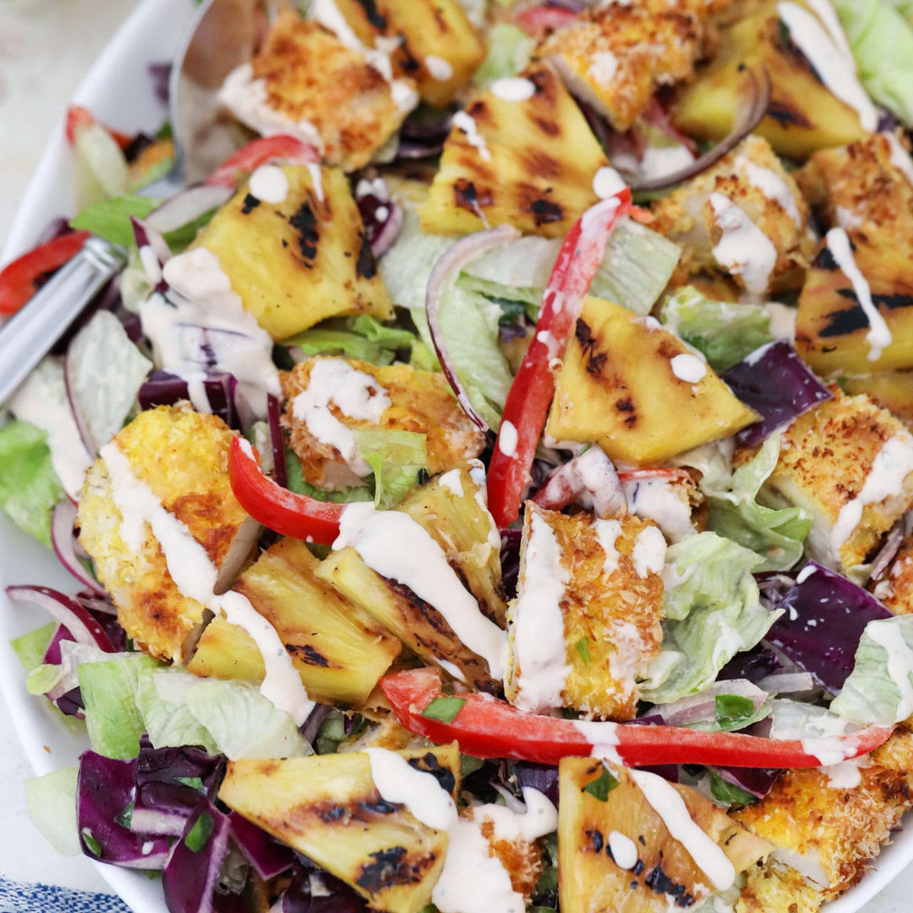 Pina Colada Chicken Salad Recipe - Sweet and Savory Meals