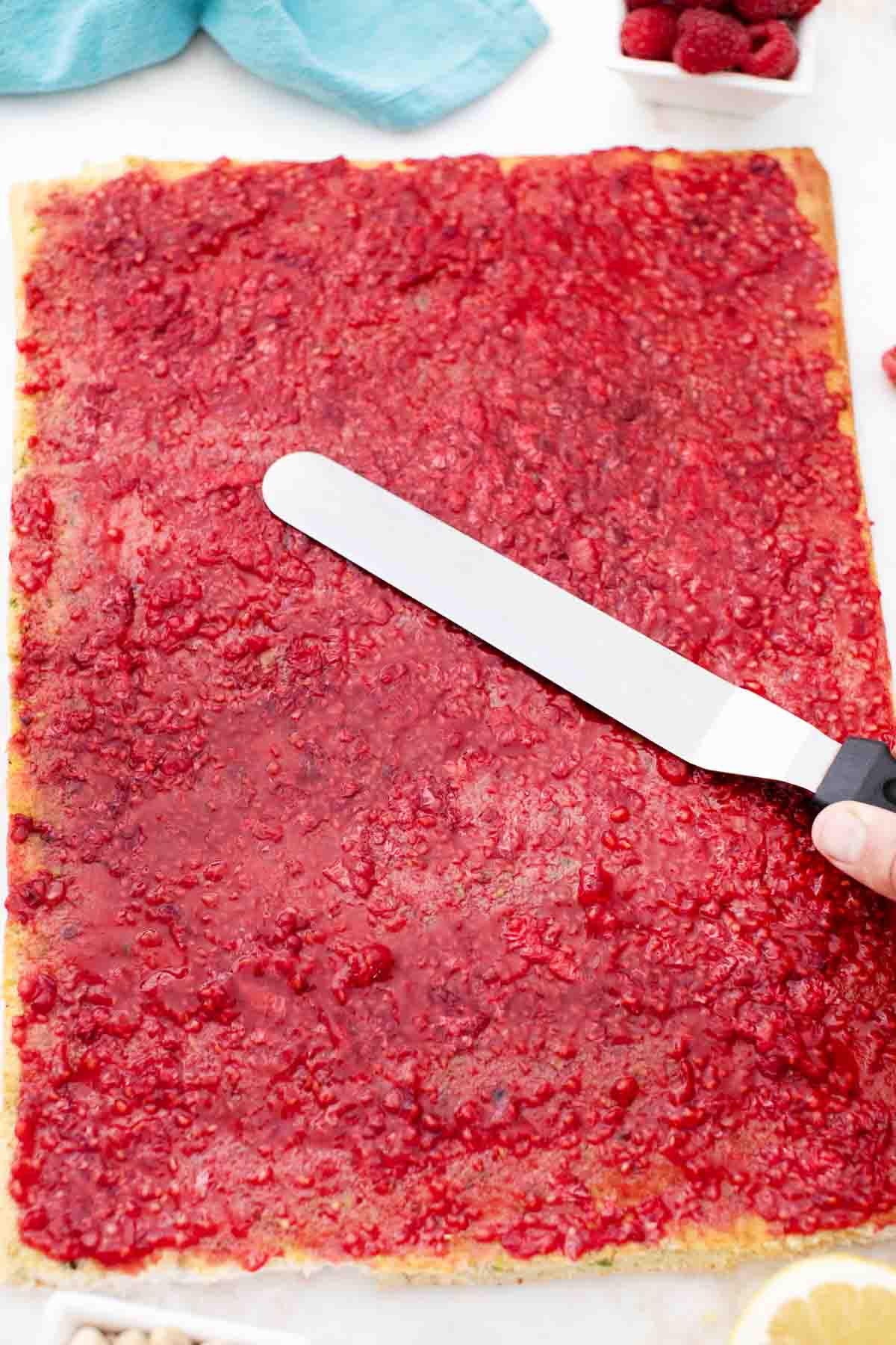 Pistachio Raspberry Swiss Roll Recipe - Sweet and Savory Meals